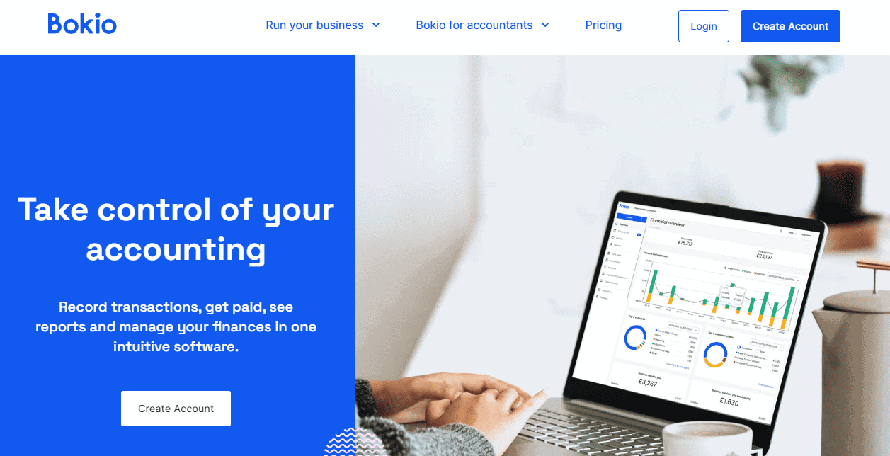 Bokio Accounting Software Reviews & Pricing 2026 - BusinessFinancing.co.uk