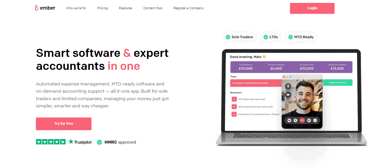 Ember Accounting Software Reviews & Pricing 2025 - BusinessFinancing.co.uk