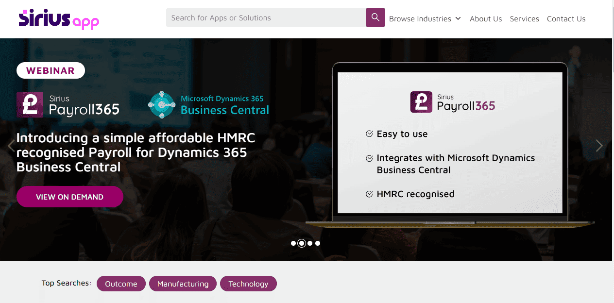 SiriusPayroll365 User Reviews & Pricing For 2025 - BusinessFinancing.co.uk