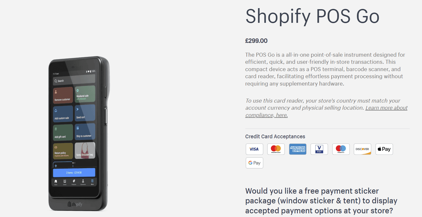 Shopify POS Go Mobile POS Reviews & Pricing 2025 - BusinessFinancing.co.uk